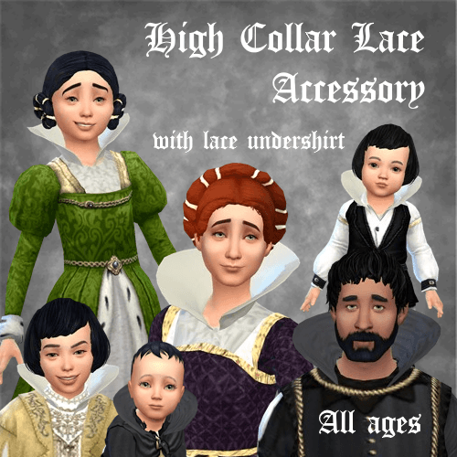 High Collar Accessory - Gallery - The Sims 4 Create a Sim - CurseForge