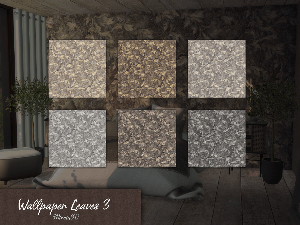 Wallpaper Leaves #3 - Gallery - The Sims 4 Build / Buy - CurseForge