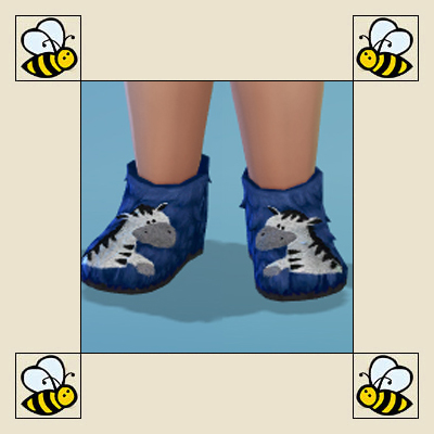 Toddler Fluffy Zebra Shoes - Gallery - The Sims 4 Create a Sim - CurseForge