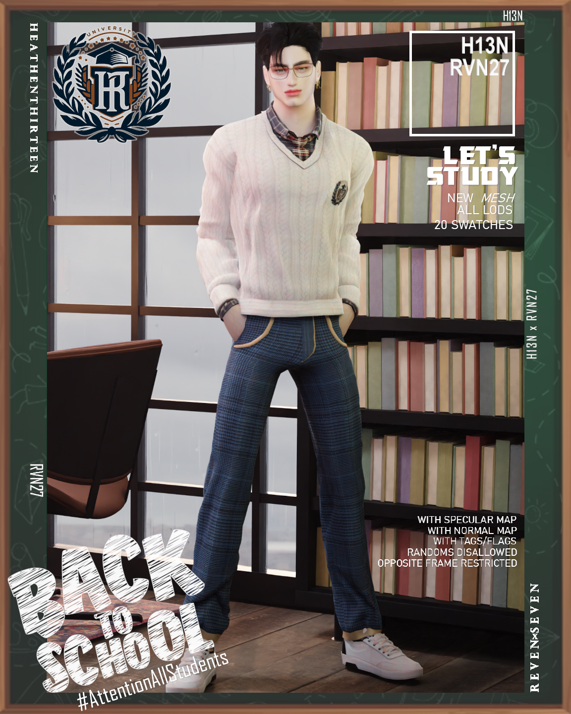 Men's Regal Straight Fit Dress Pants Winter School Uniform - The Sims 4 ...