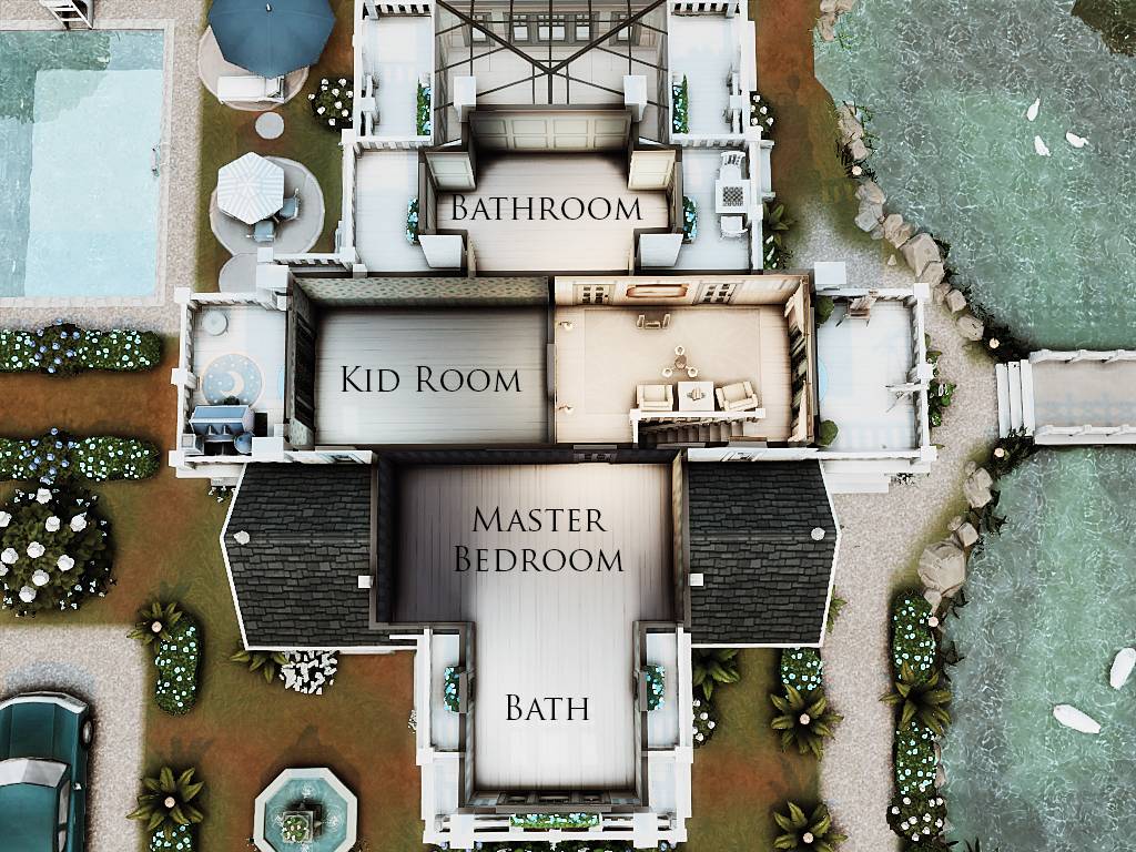 Hampton Villa-Shell - Gallery - The Sims 4 Rooms / Lots - CurseForge