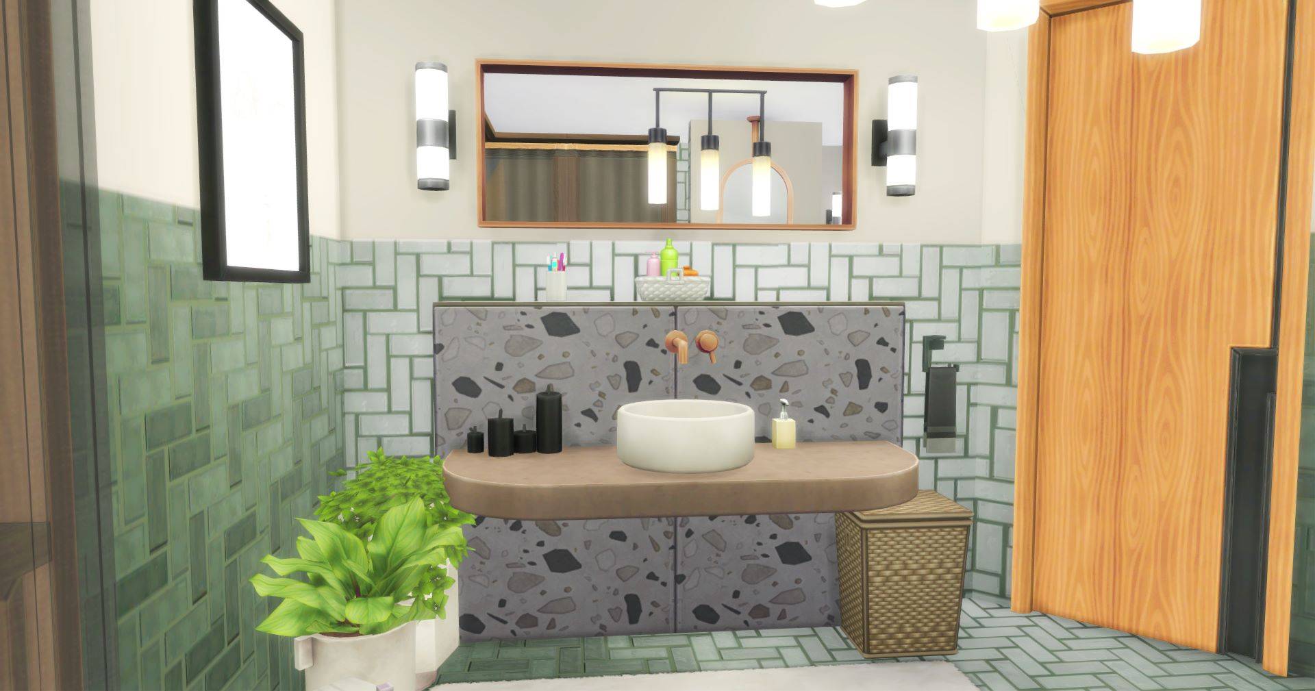 Modern Organic - Bathroom Version2 - The Sims 4 Rooms / Lots - CurseForge