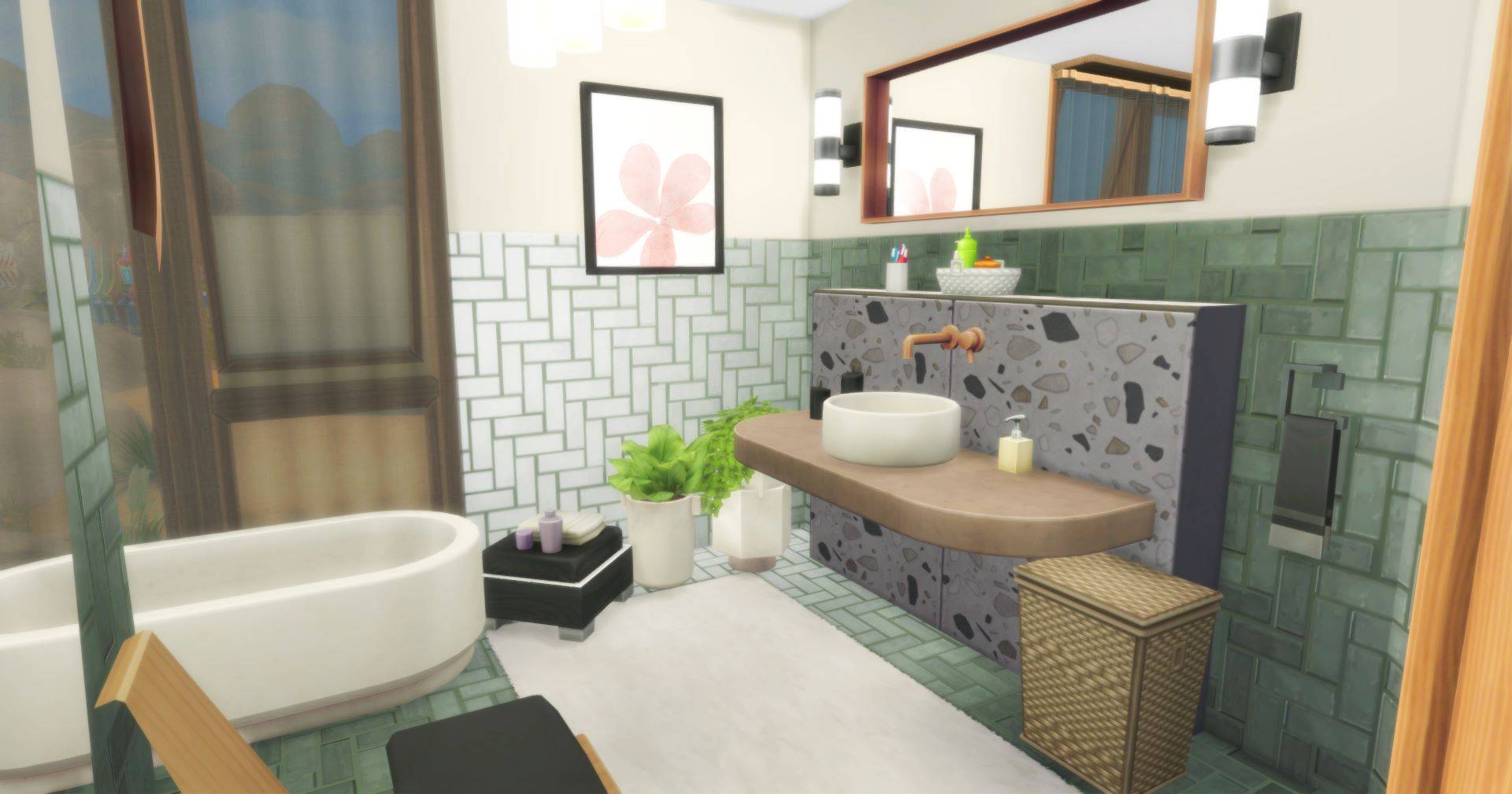 Modern Organic - Bathroom Version2 - The Sims 4 Rooms / Lots - CurseForge