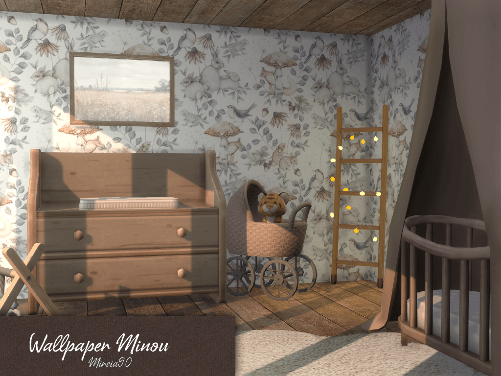 Wallpaper Minou - Gallery - The Sims 4 Build / Buy - CurseForge