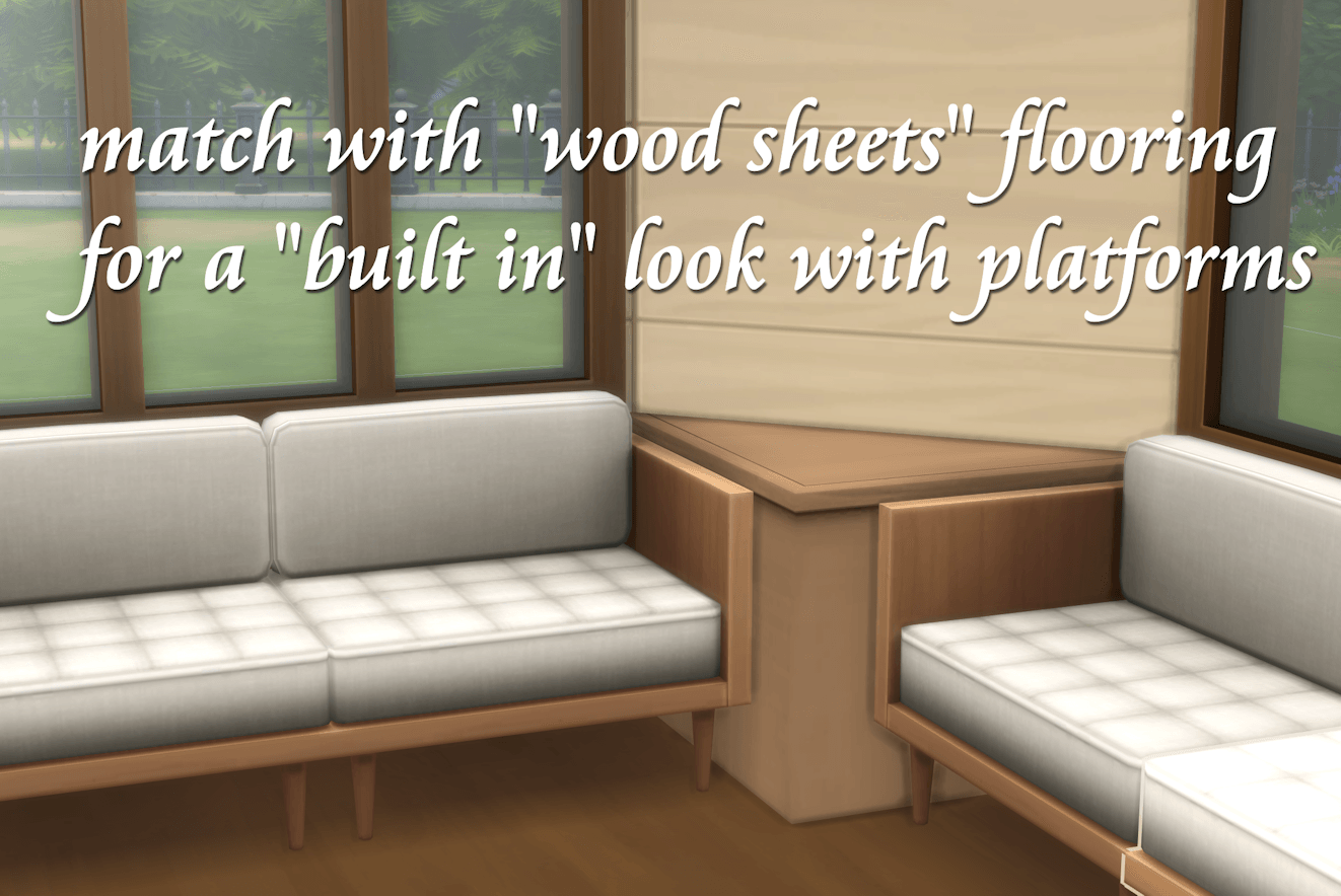 Smooth Wood Platform Skirting - The Sims 4 Build / Buy - CurseForge