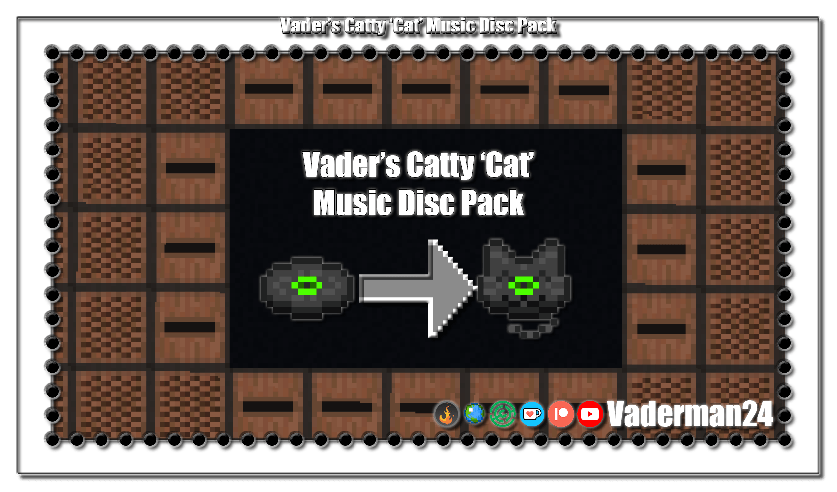 Vader's Catty Programmer 'Cat' Music Disc Pack — 'Cat' Music Disc ...