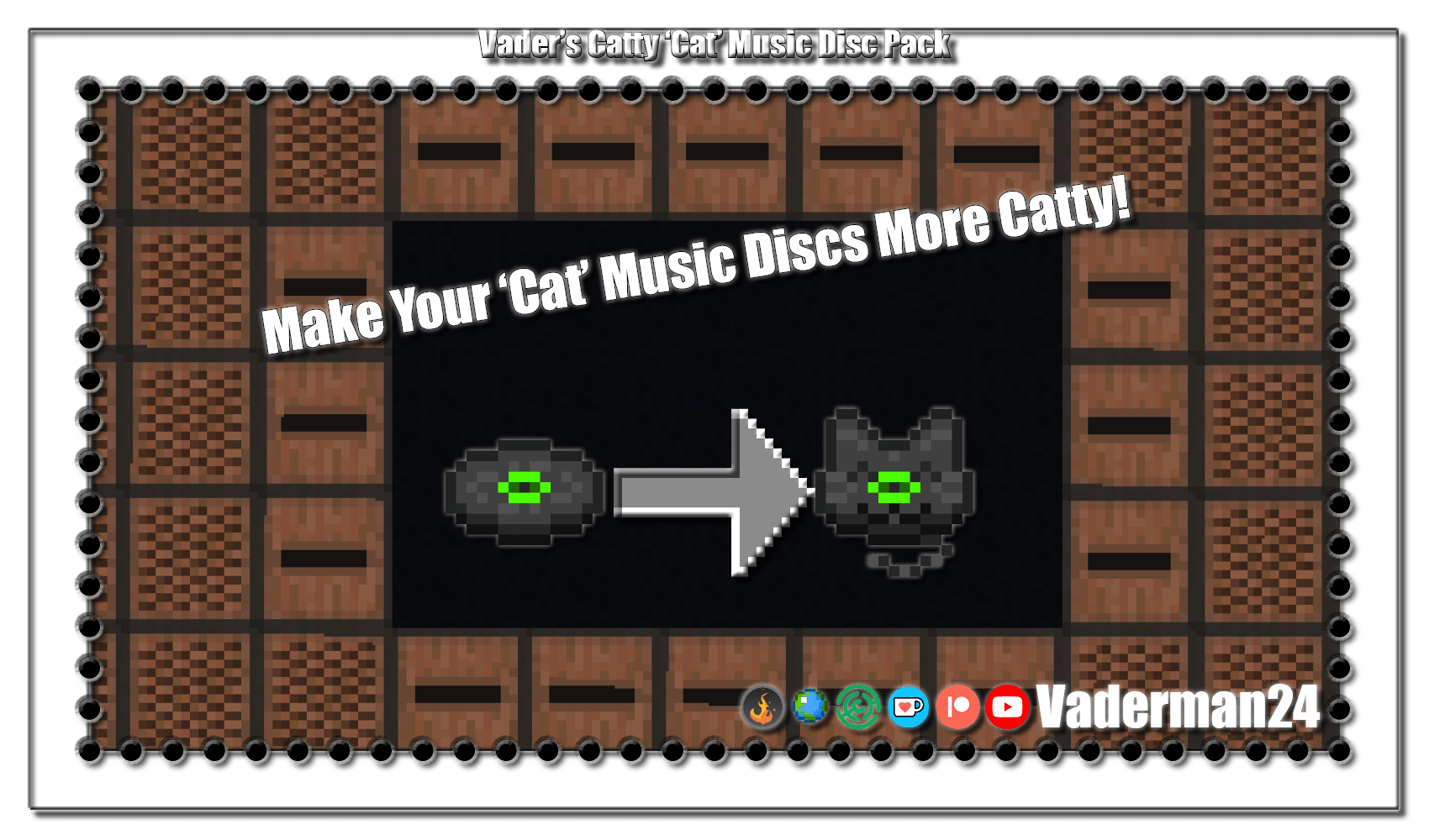 Vader's Catty Programmer 'Cat' Music Disc Pack — 'Cat' Music Disc ...