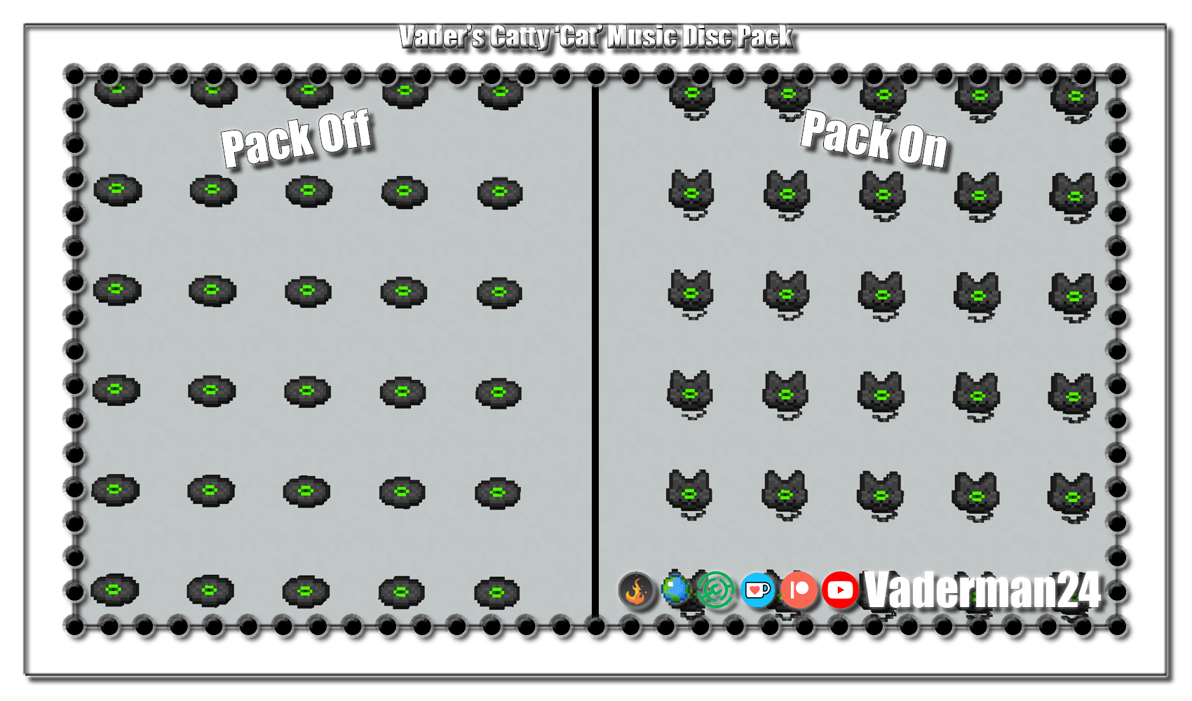 Vader's Catty Programmer 'Cat' Music Disc Pack — 'Cat' Music Disc ...