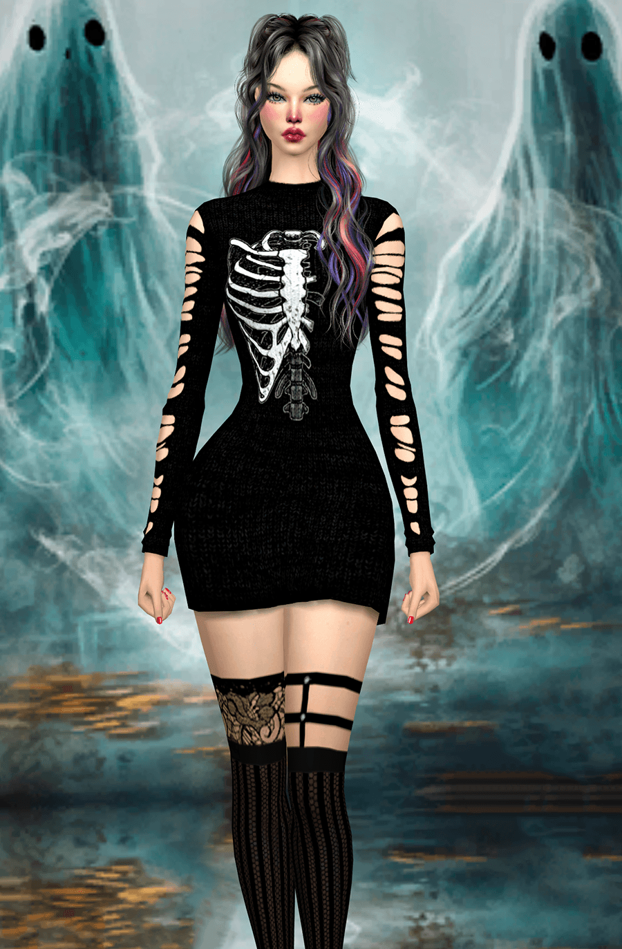 Dress Bones - Gallery - The Sims 4 Create a Sim - CurseForge