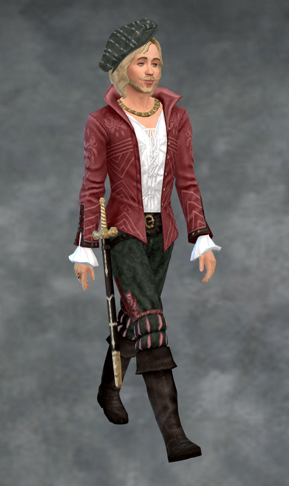 TSM Tredony Jacket Sword Outfit - Gallery - The Sims 4 Create a Sim ...