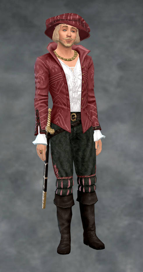 TSM Tredony Jacket Sword Outfit - Gallery - The Sims 4 Create a Sim ...
