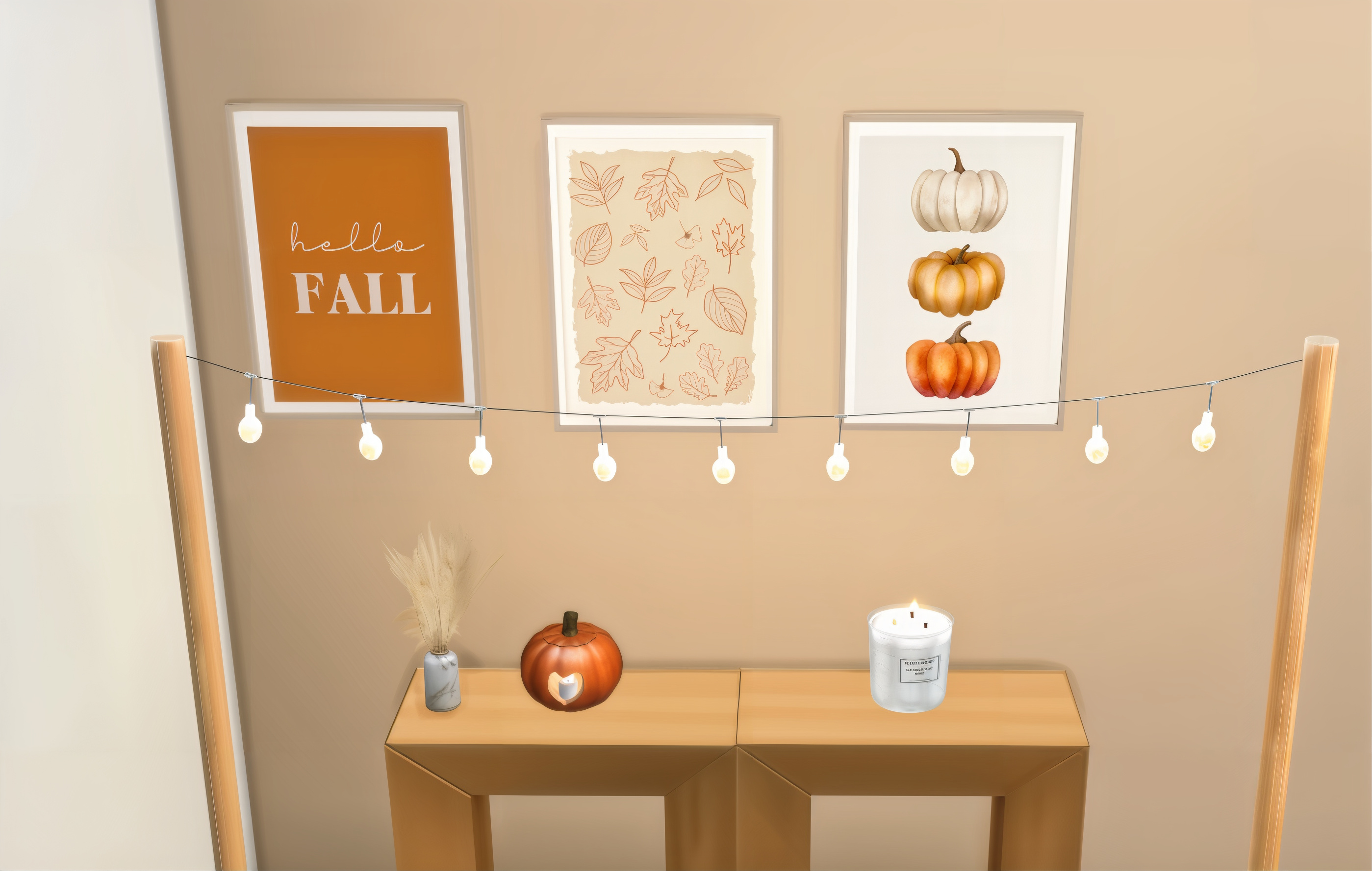 Fall string lights - The Sims 4 Build / Buy - CurseForge