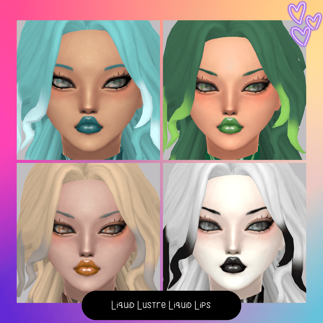 [JBTN] Liquid Lustre Lips - Gallery - The Sims 4 Create a Sim - CurseForge