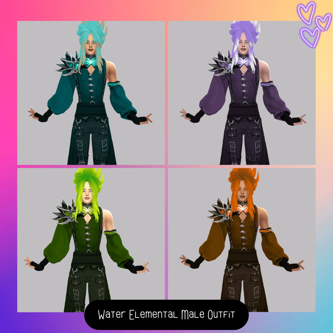 [JBTN] Water Elemental Male Outfit - Gallery - The Sims 4 Create a Sim ...