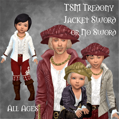 TSM Tredony Jacket Sword - Gallery - The Sims 4 Create a Sim - CurseForge