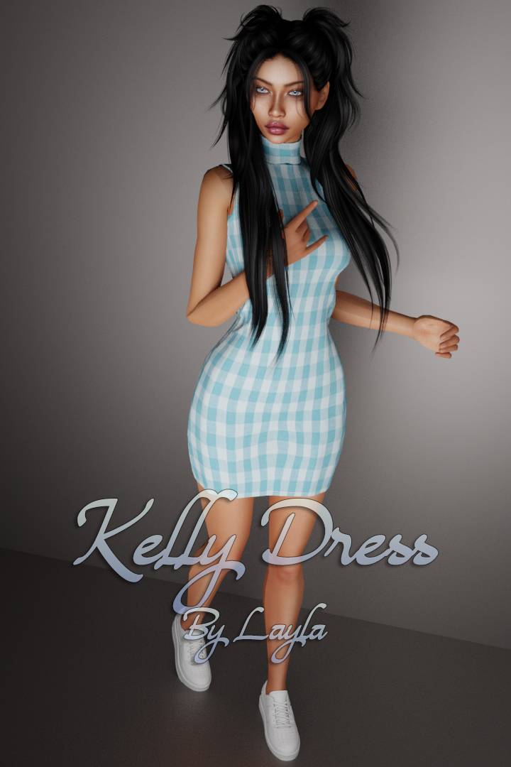 Layla - Kelly Dress - Gallery - The Sims 4 Create a Sim - CurseForge