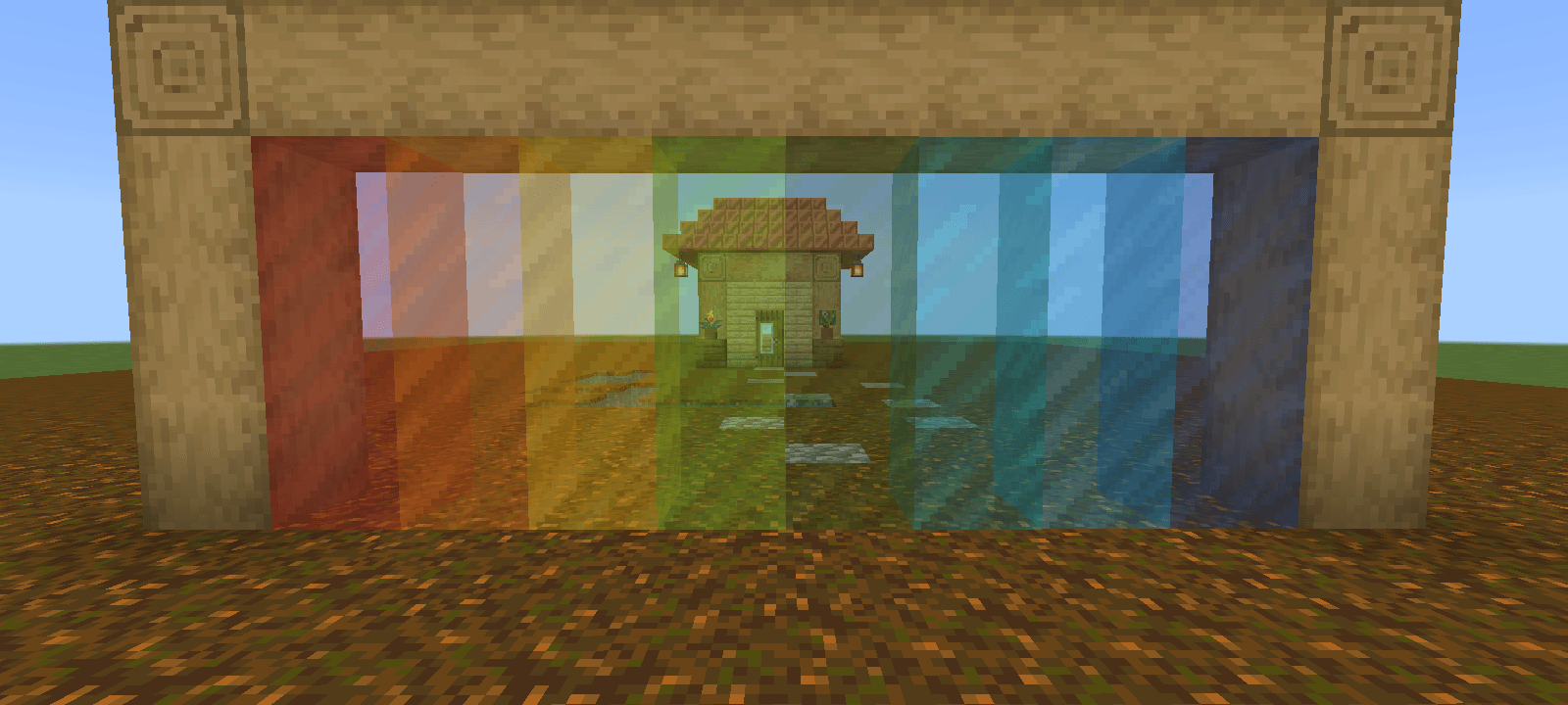Realism glass-connected glass - Gallery - Minecraft Bedrock Texture ...