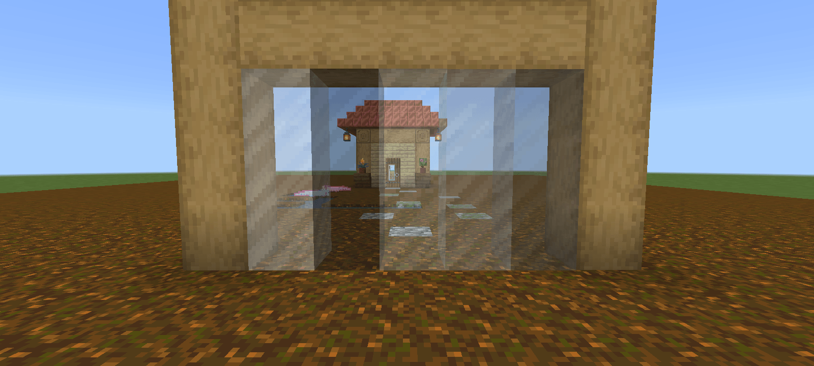 Realism glass-connected glass - Gallery - Minecraft Bedrock Texture ...
