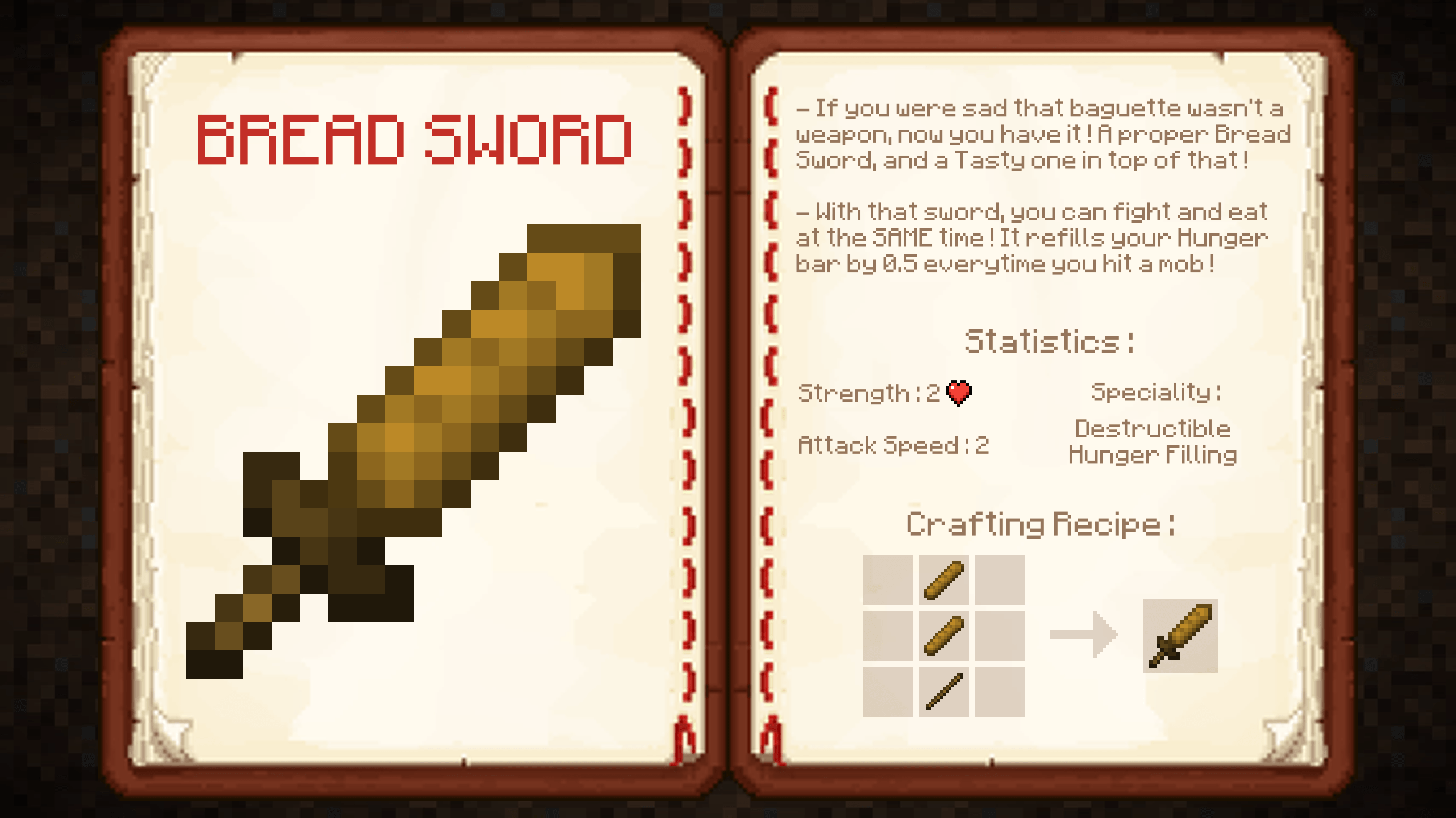 Minecraft Crafting Ideas Weapons