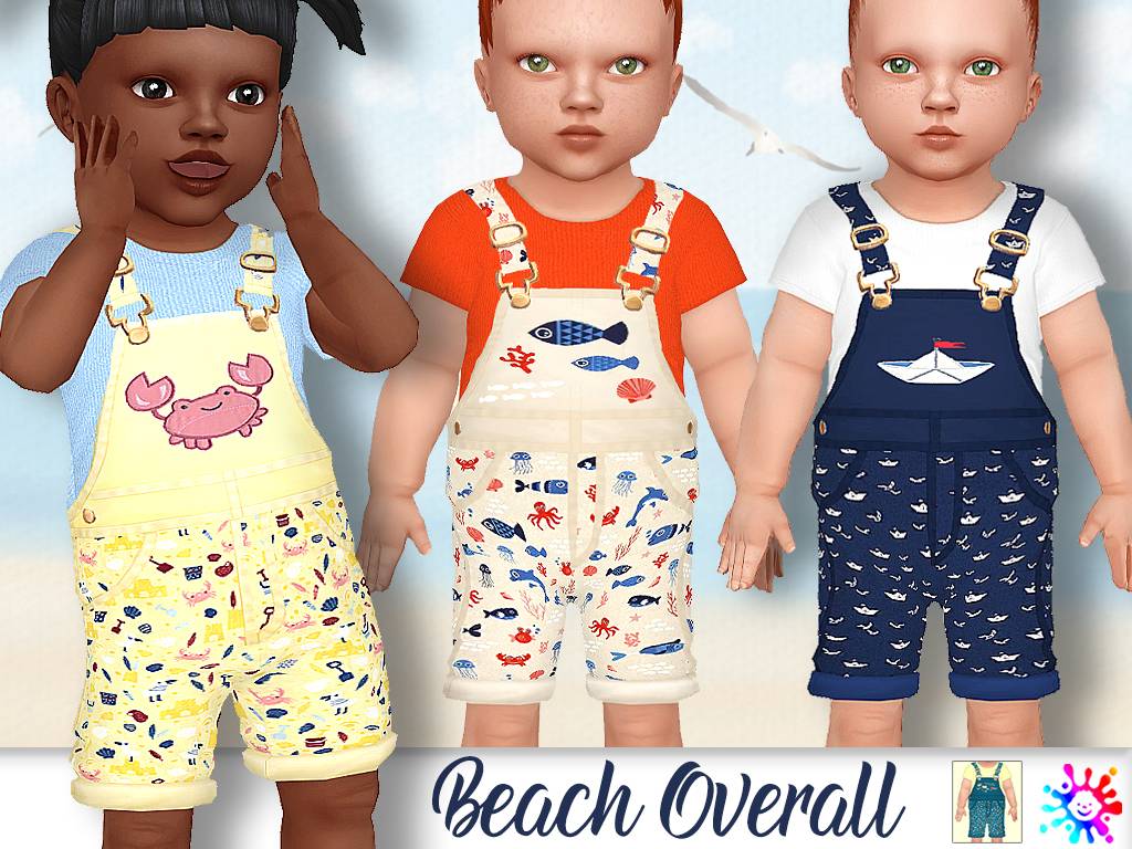 Infant Beach Overall - Screenshots - The Sims 4 Create a Sim - CurseForge Infant Beach Overall - Screenshots - The Sims 4 Create a Sim - CurseForge