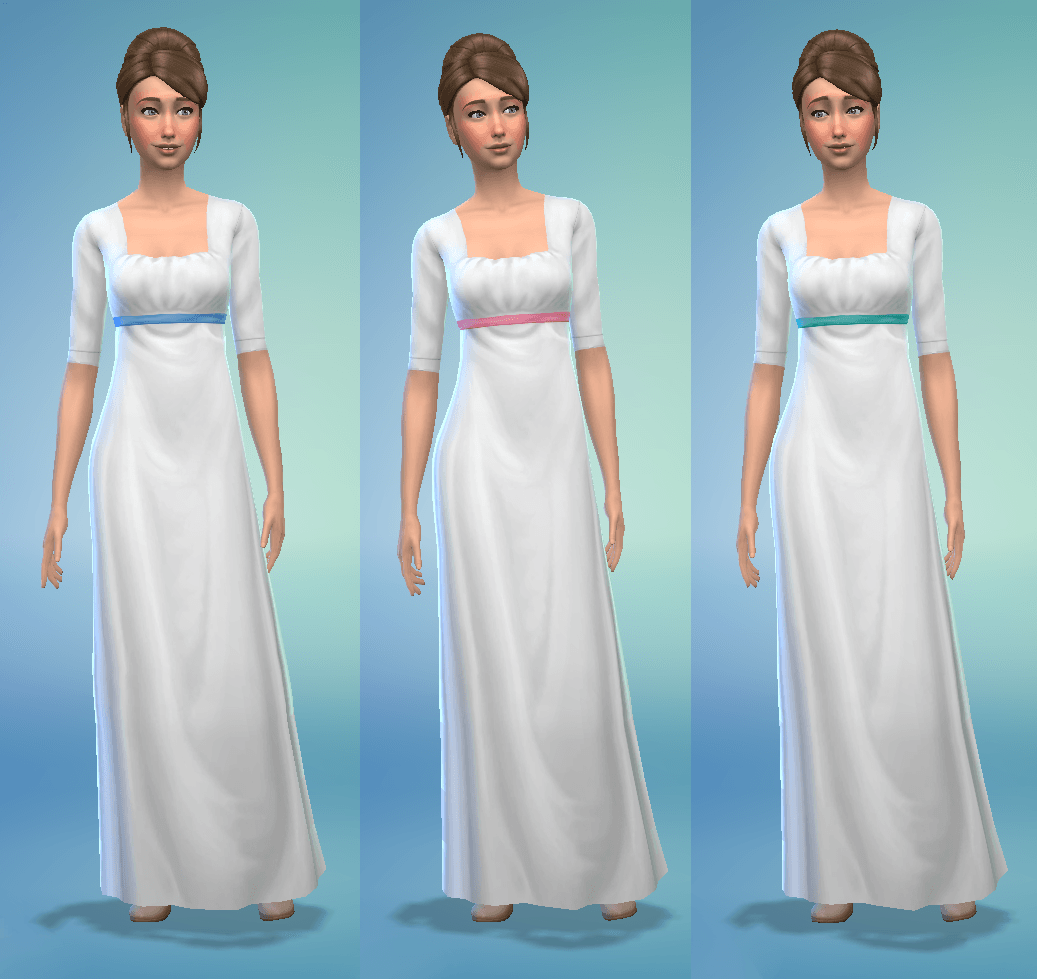 Woman's Regency Dress - Gallery - The Sims 4 Create a Sim - CurseForge