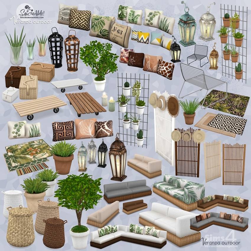 Sims 4 Cc Decor Sonya Sims — A Set Of Decor In Style Light Academia.