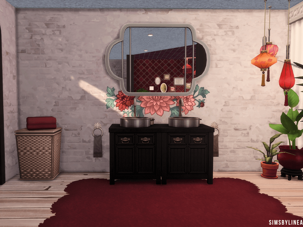 Red Bathroom - Gallery - The Sims 4 Rooms / Lots - CurseForge