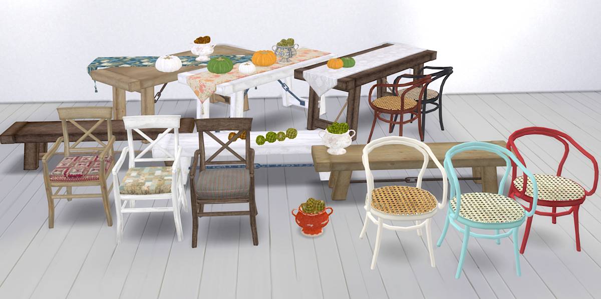 Autumn Dining set - Gallery - The Sims 4 Build / Buy - CurseForge