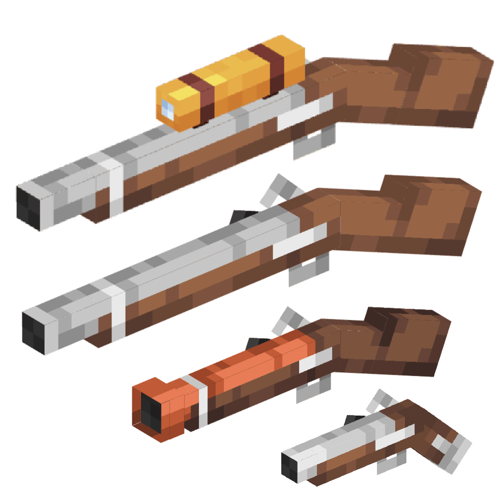 ewewukek's 3D muskets - Screenshots - Minecraft Resource Packs - CurseForge