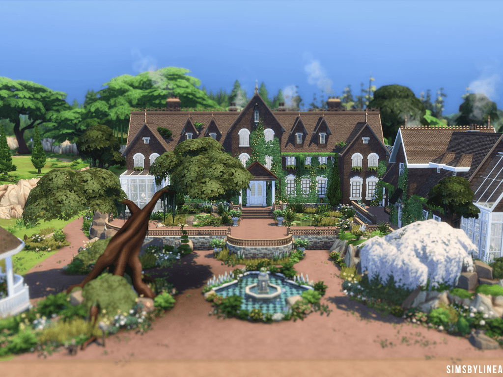 Overgrown English Manor - Gallery - The Sims 4 Rooms / Lots - CurseForge