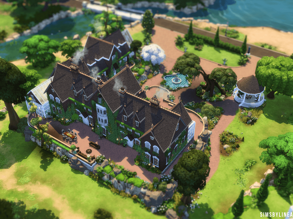 Overgrown English Manor - Gallery - The Sims 4 Rooms / Lots - CurseForge