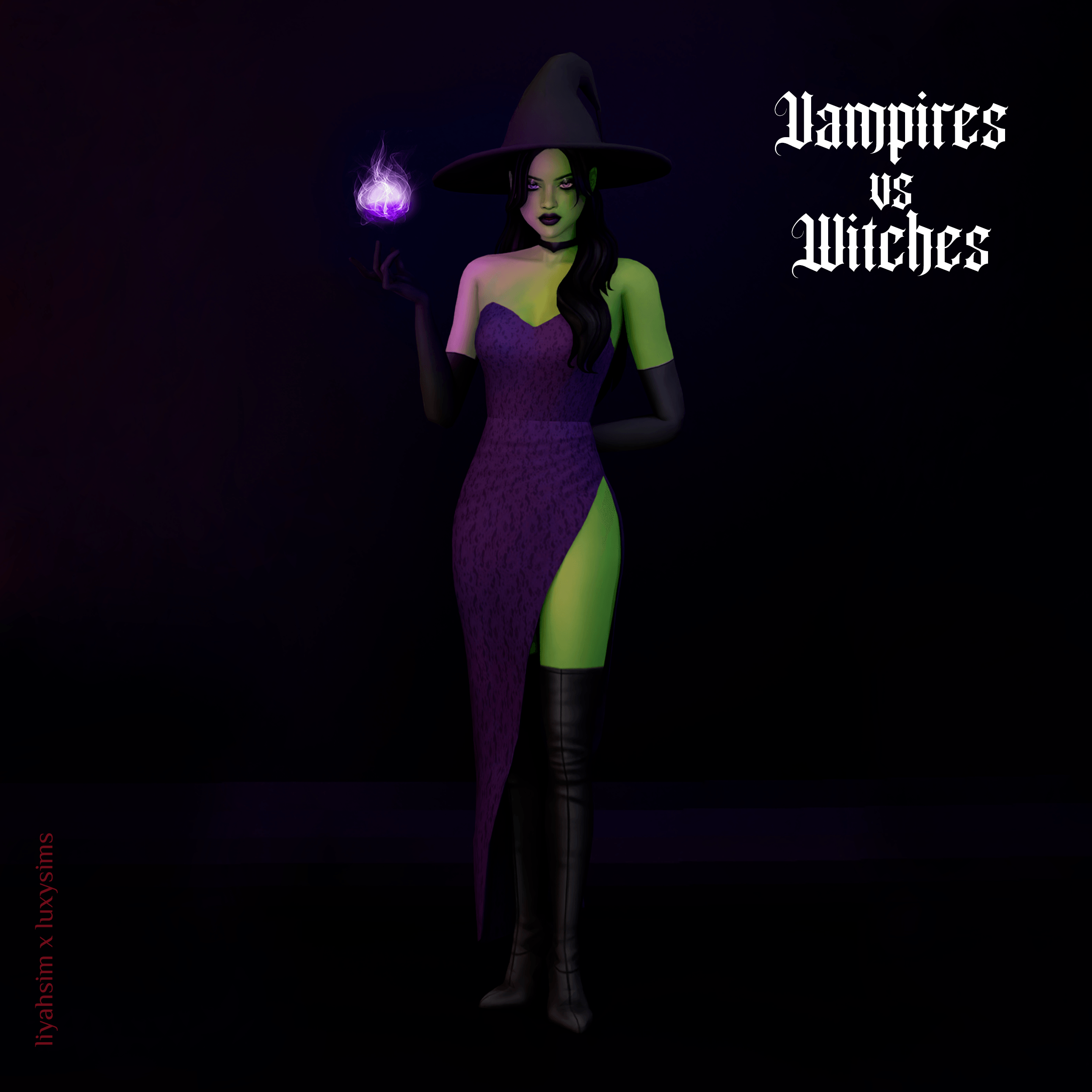 Dress - Vampires VS Witches Collection - Gallery - The Sims 4 Create a ...