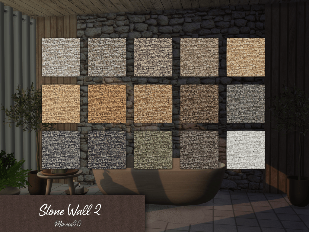 Stone Wall #2 - Gallery - The Sims 4 Build / Buy - CurseForge