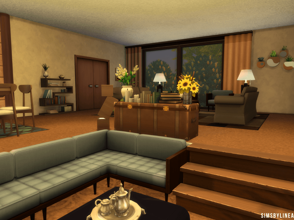 Conversation Pit Living - Gallery - The Sims 4 Rooms / Lots - CurseForge