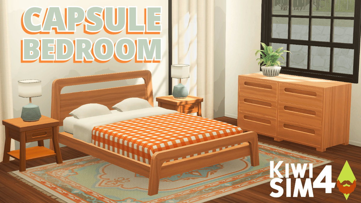 Capsule Bedroom Collection - The Sims 4 Build / Buy - CurseForge