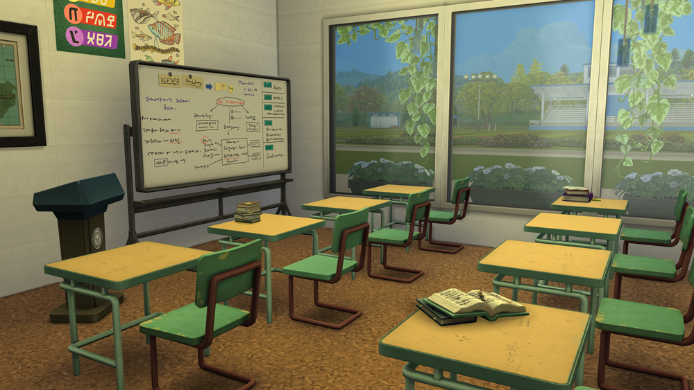 Playtested High School - Gallery - The Sims 4 Rooms / Lots - CurseForge