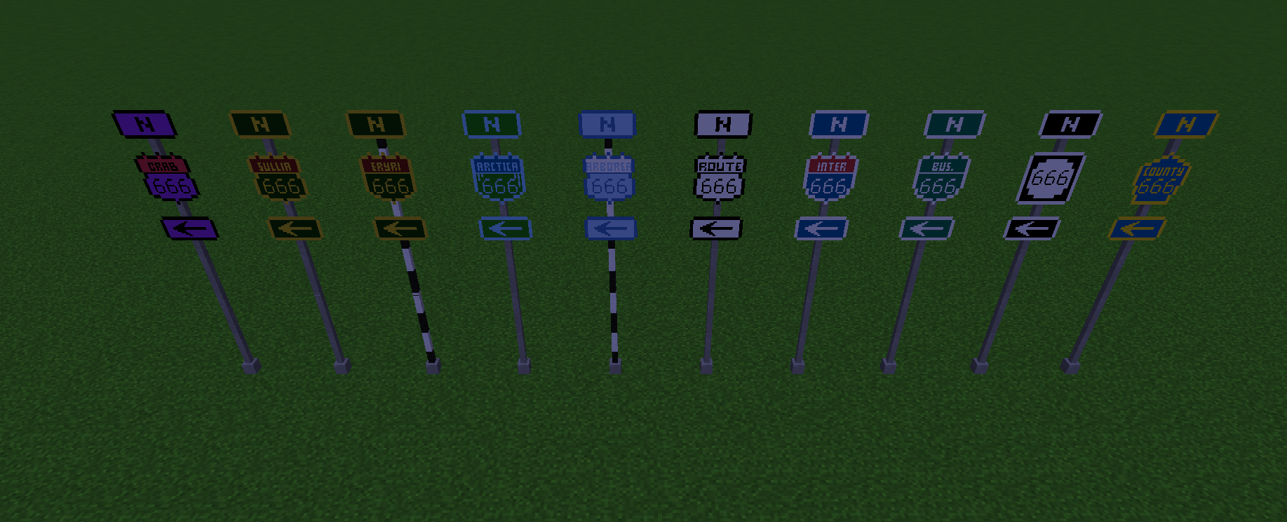 Kitsuné Road Signs - Minecraft Mods - CurseForge