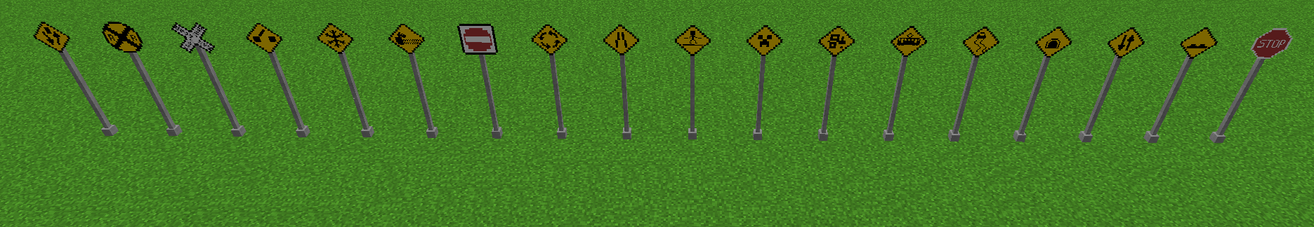 Kitsuné Road Signs - Minecraft Mods - CurseForge