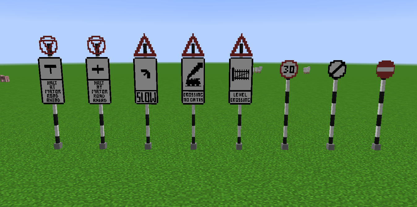 Kitsuné Road Signs - Minecraft Mods - CurseForge