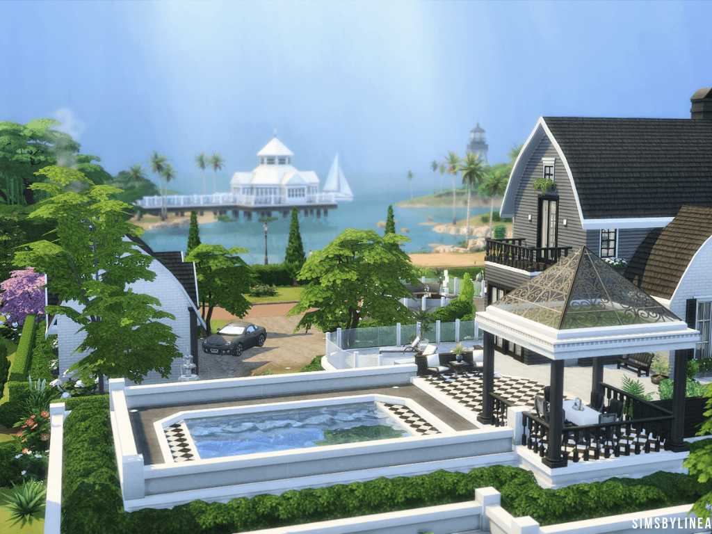 Suburban Basegame Mansion - Gallery - The Sims 4 Rooms / Lots - CurseForge