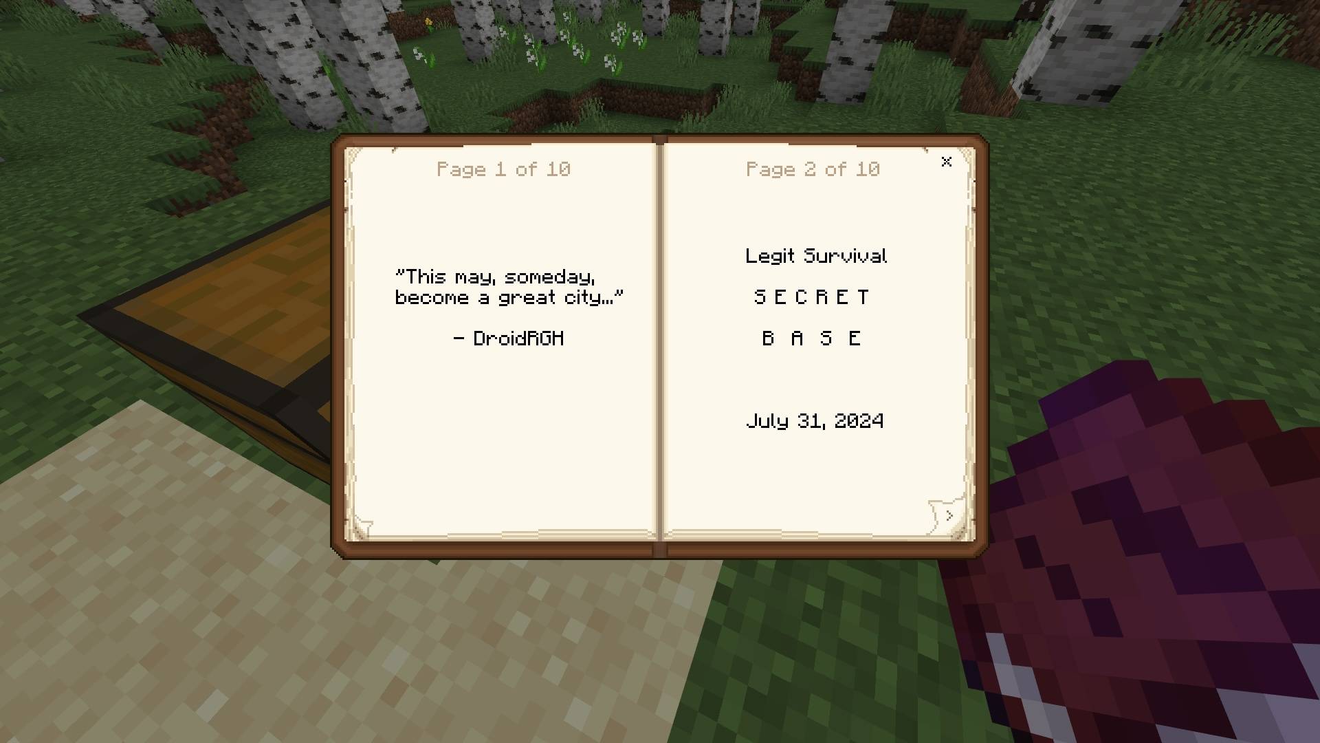 Legit Survival Secret Base - Gallery - Minecraft Bedrock Maps - CurseForge