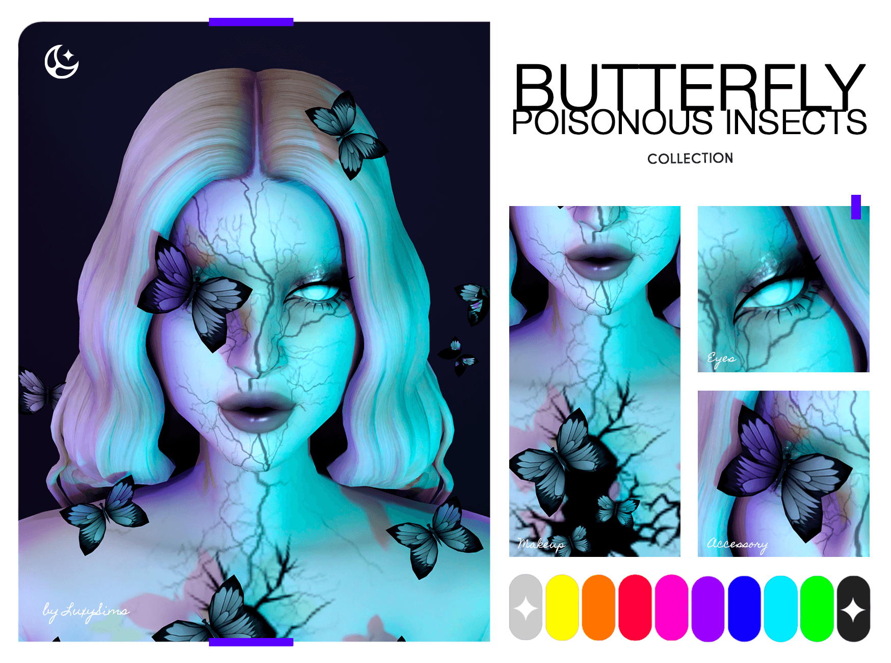 Butterfly - Poisonous Insects Collection - The Sims 4 Create a Sim ...