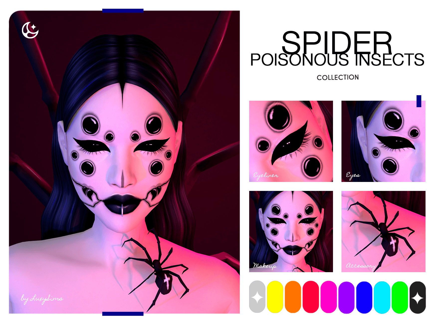 Spider - Poisonous Insects Collection - The Sims 4 Create a Sim ...