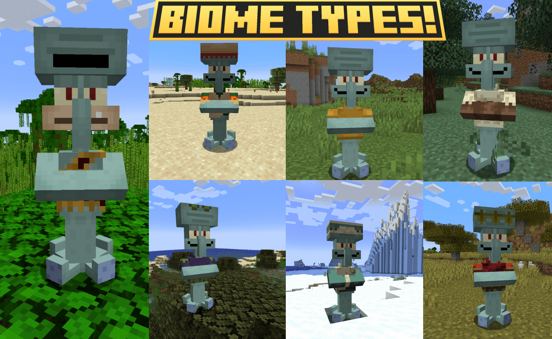 The ultimate Squidward pack - Gallery - Minecraft Resource Packs ...