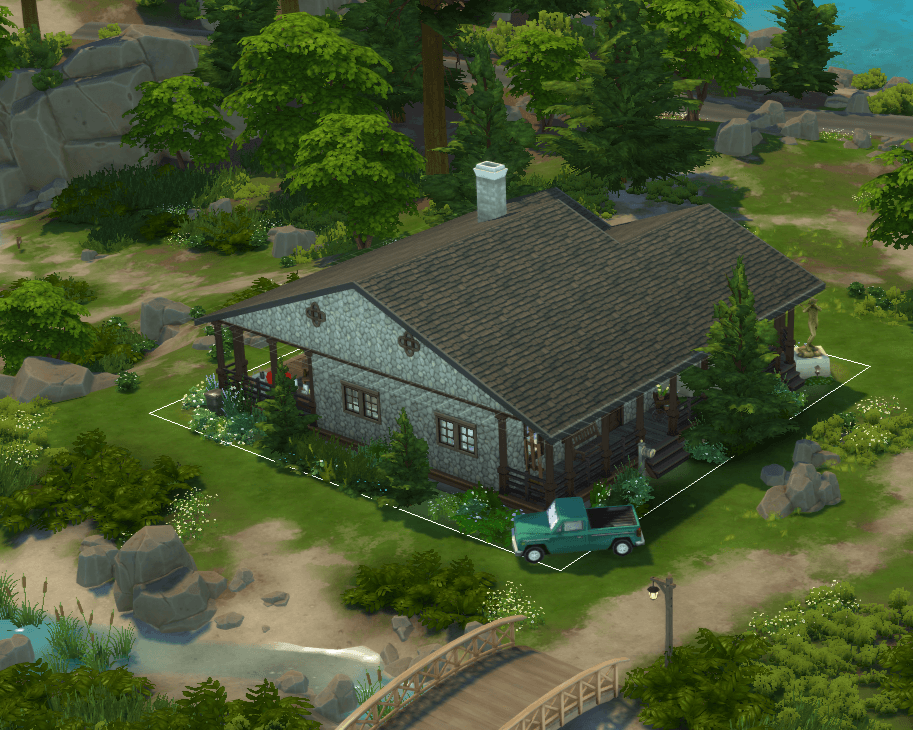Little False Nook House with Shop - BG & High School Years - The Sims 4 ...