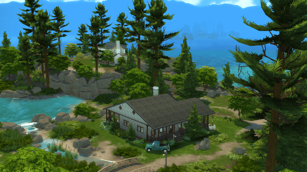 Little False Nook House with Shop - BG & High School Years - The Sims 4 ...