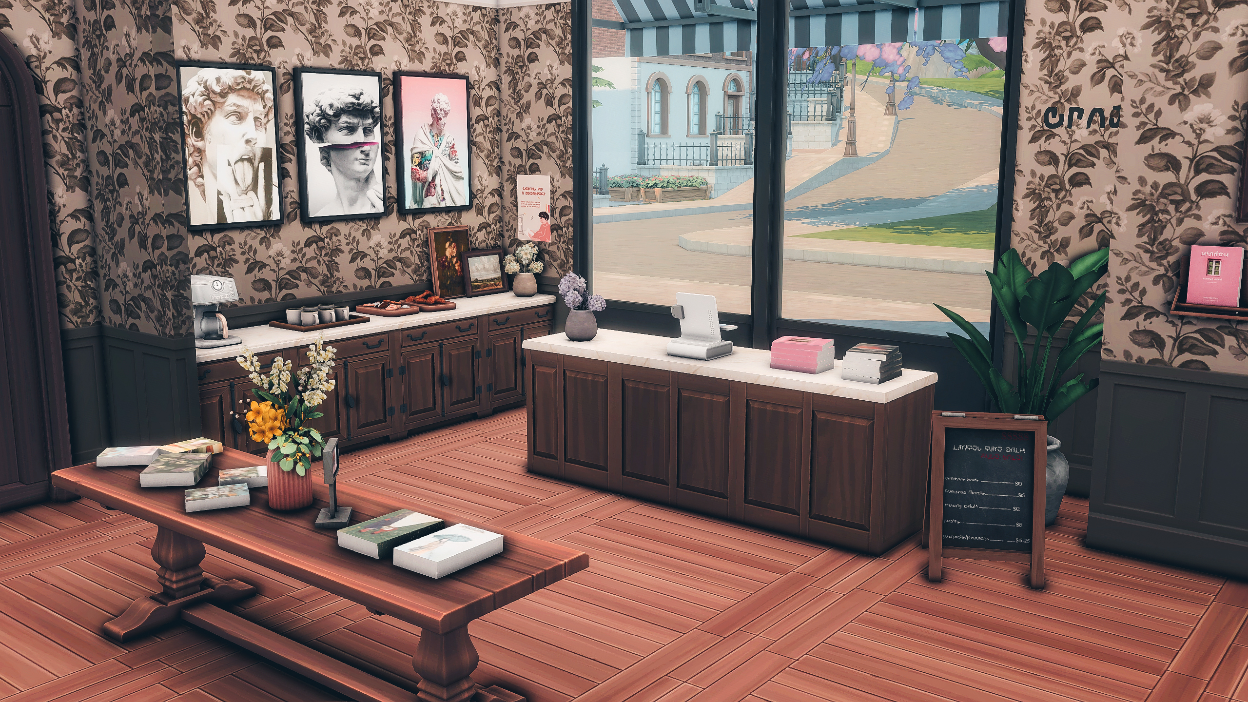 Bookstore with Apartment - Gallery - The Sims 4 Rooms / Lots - CurseForge