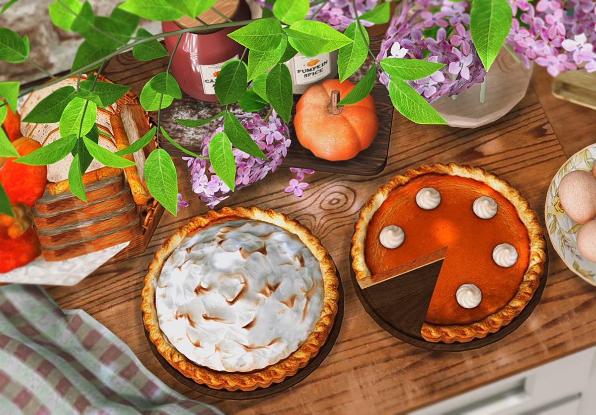 Corn Bread, Potato and Lemon-Meringue Pies - The Sims 4 Mods - CurseForge