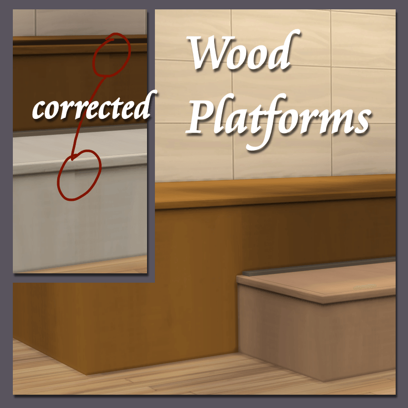 Smooth Wood Platform Skirting - The Sims 4 Build / Buy - CurseForge