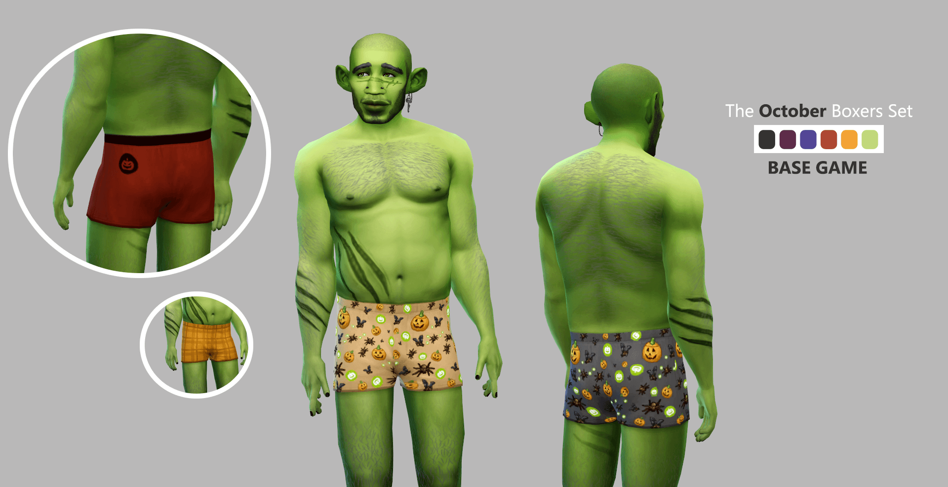 The October Boxers Set - [Base Game] - Gallery - The Sims 4 Create a ...